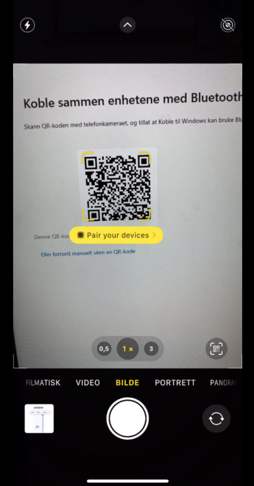 Hvordan koble sammen iPhone til PC i Windows 11